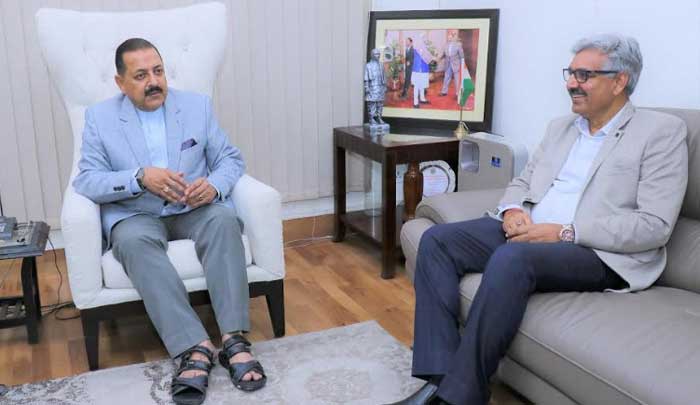 CMD, NHPC meets Dr. Jitendra Singh, Union Minister - Sarkaritel.com ...