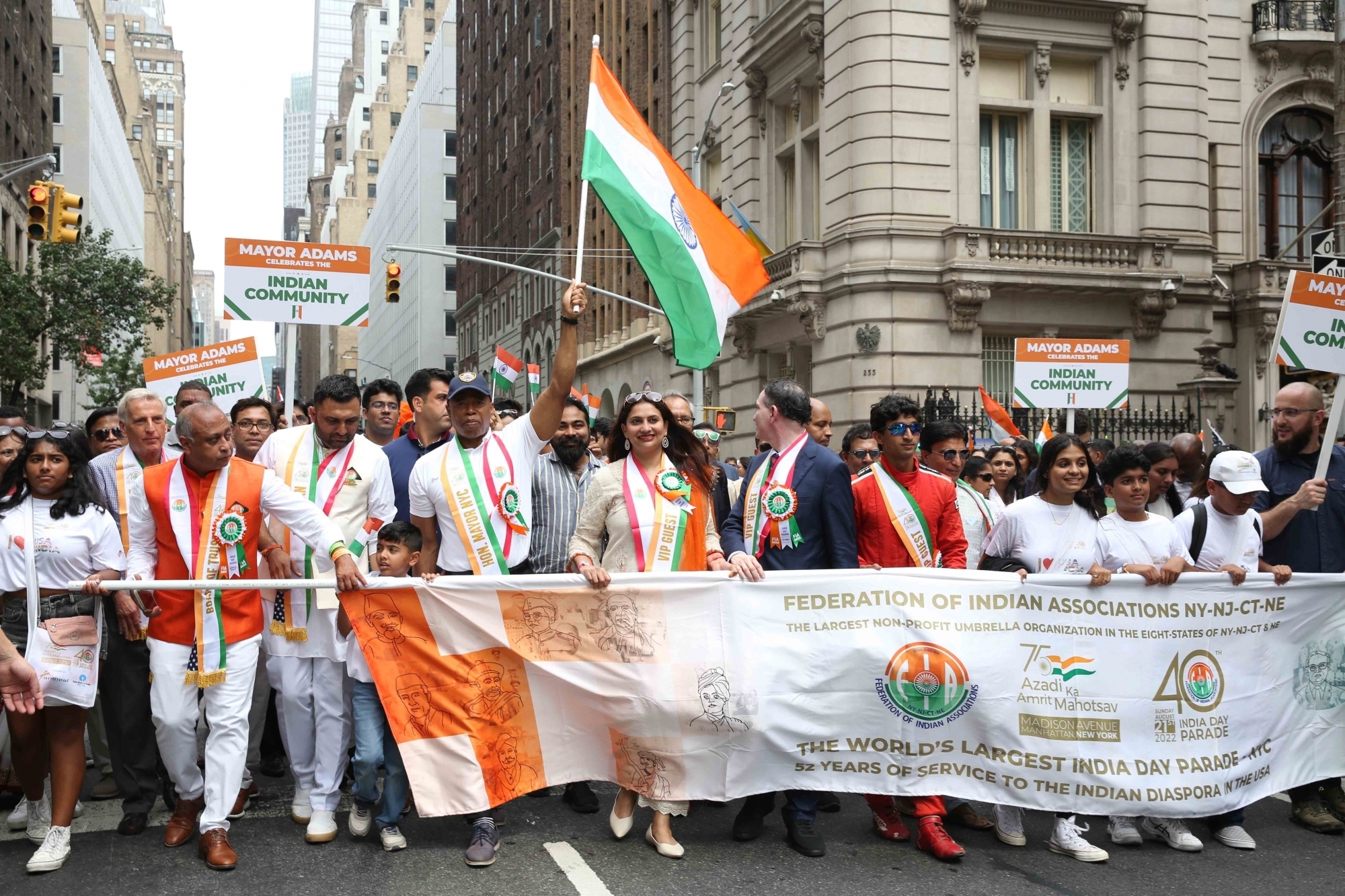 World's biggest Indian parade outside nation celebrated in New York ...