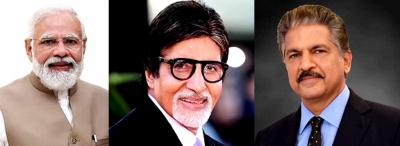 PM Modi, Big B, Anand Mahindra voice the joy of the people ...
