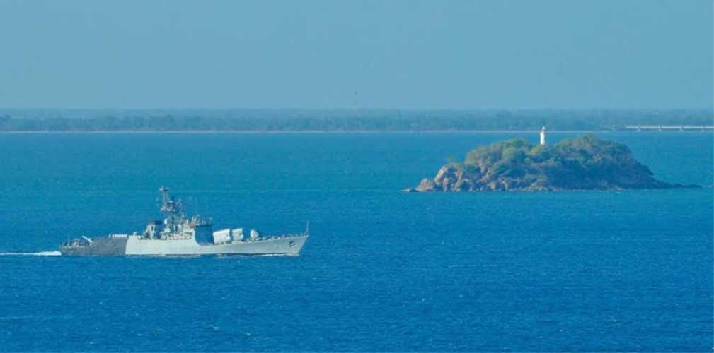 INS KHANJAR ARRIVES AT TRINCOMALEE | SarkariTel.com