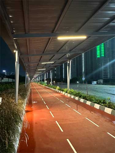 India’s First Solar Cycling Track Comes Up In Hyderabad | SarkariTel.com