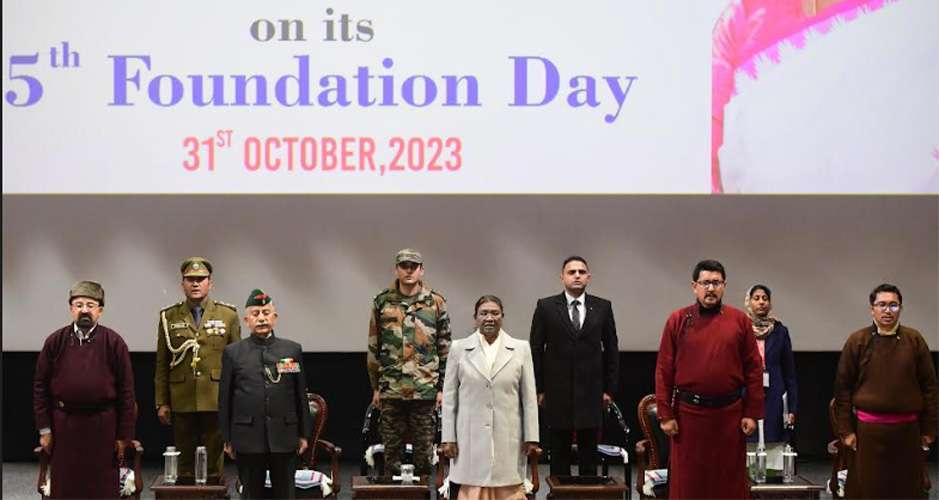 PRESIDENT OF INDIA GRACES THE FOUNDATION DAY CELEBRATIONS OF UT LADAKH ...