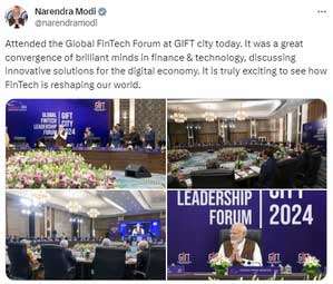 PM Modi attends Global FinTech meeting in GIFT city - Sarkaritel.com ...