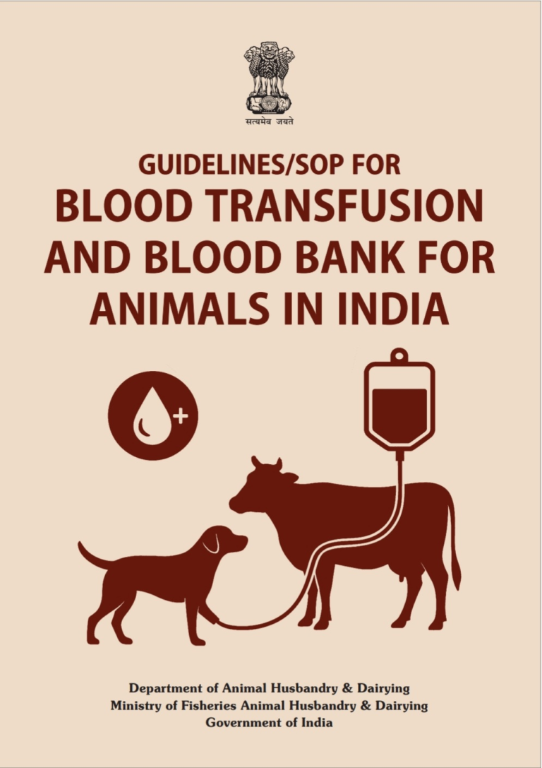 India Releases First-Ever National Guidelines/SOPs For Animal Blood ...