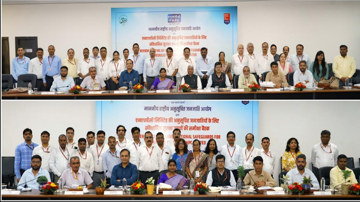 NCST holds Review Meeting with NHPC on Constitutional Safeguards for ...