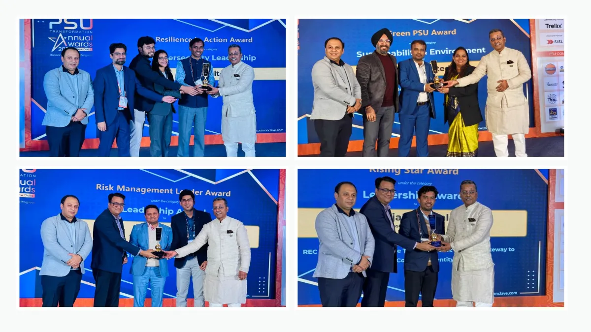 REC Limited Bags Top Honours at the 5th PSU Transformation Awards 2025 ...