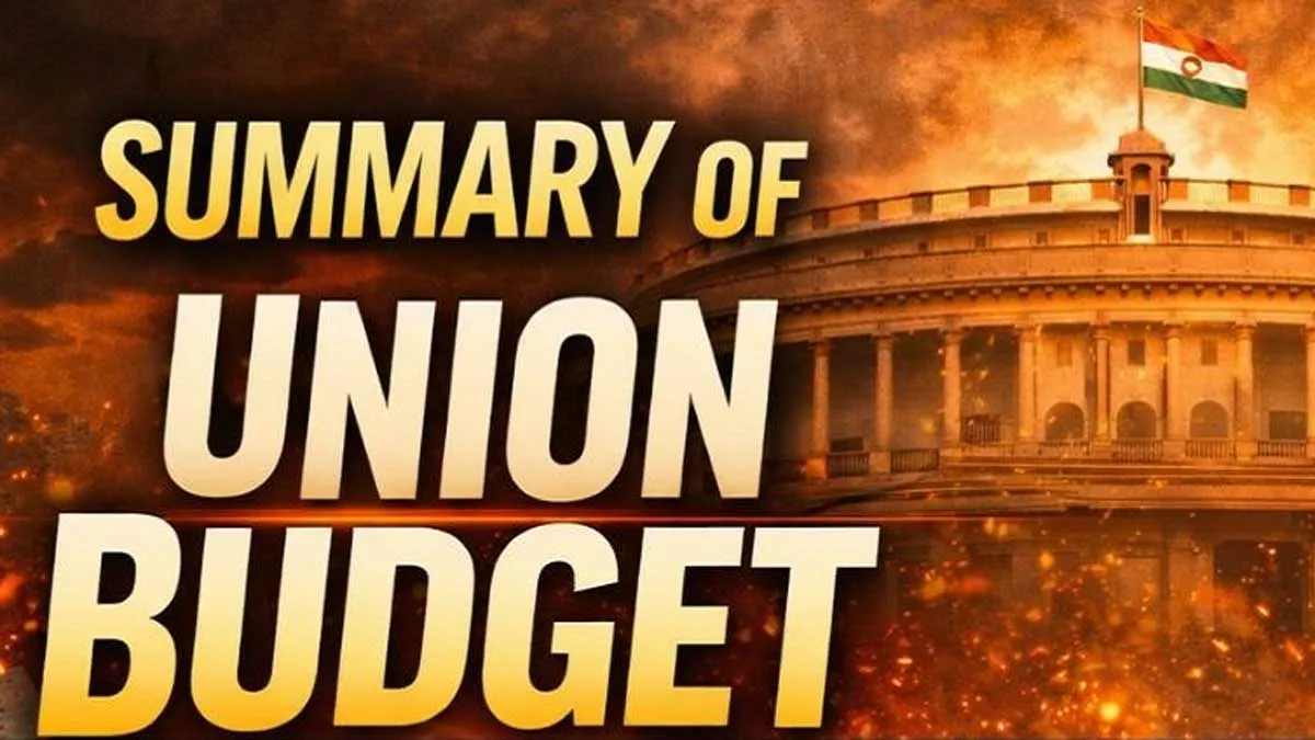 Summary of Union Budget 2026–27