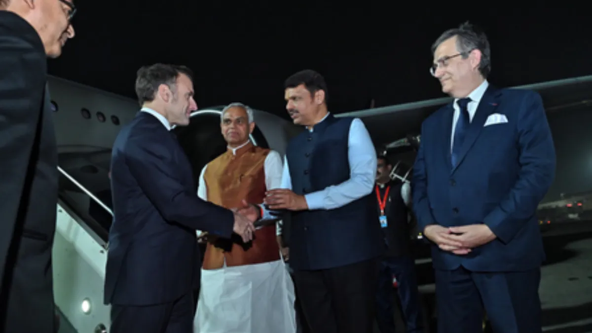 French President Emmanuel Macron Arrives in India to Boost Strategic Ties