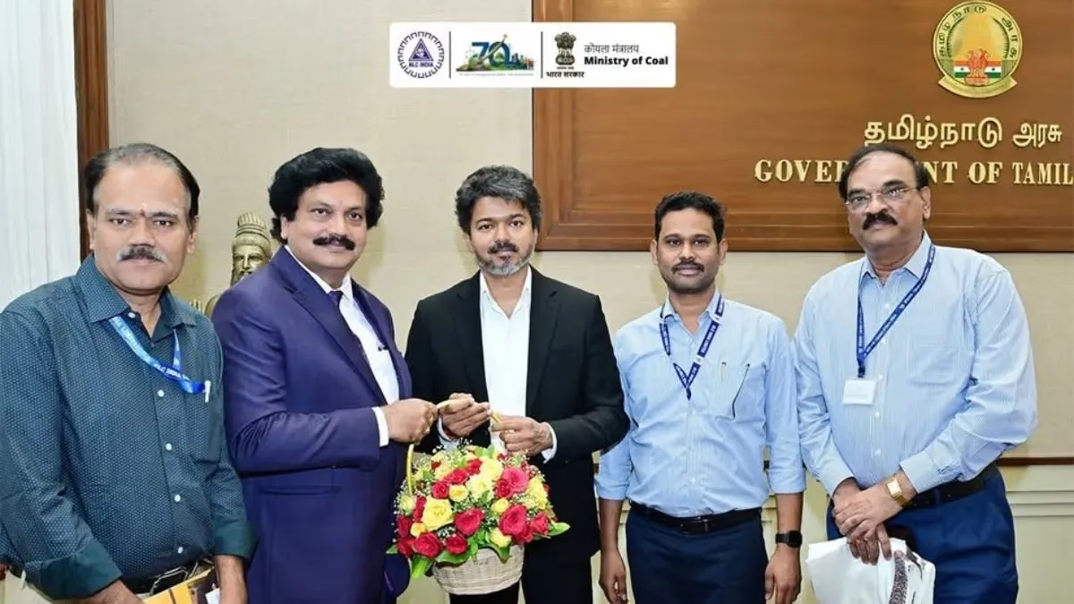 NLC India CMD Meets Tamil Nadu CM Vijay | Sarkaritel.com
