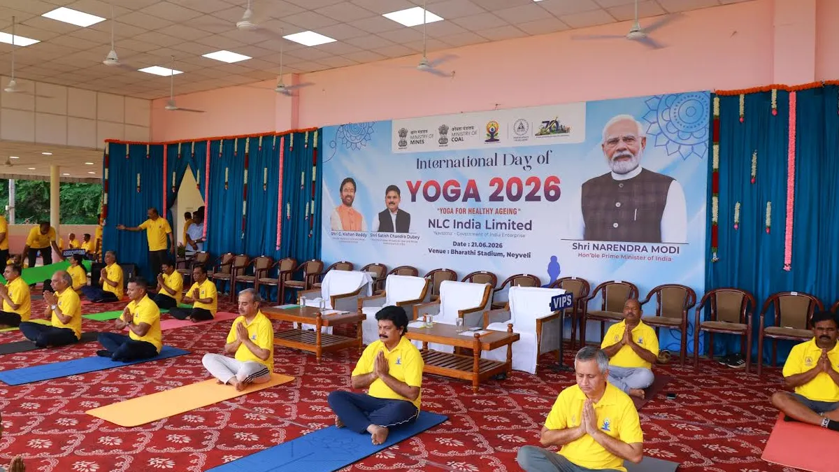 NLC India Marks International Day Of Yoga 2026 With 8,000 Participants ...