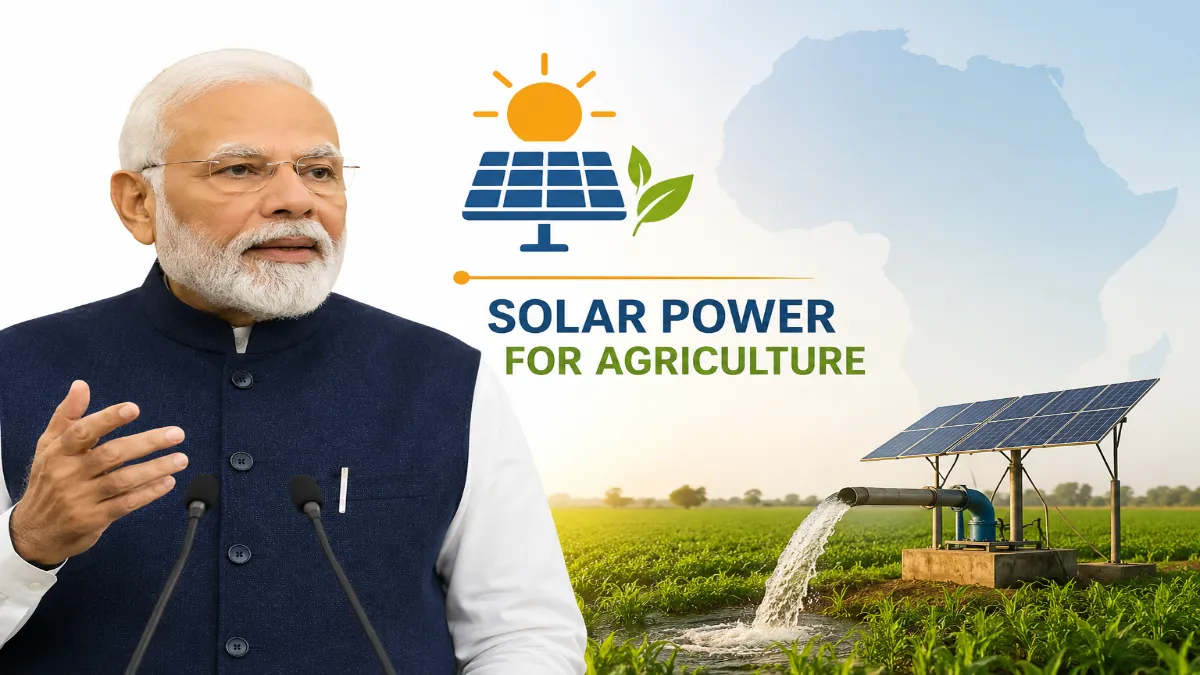 PM Modi Says India’s Solar-Powered Agriculture Model Can Transform ...